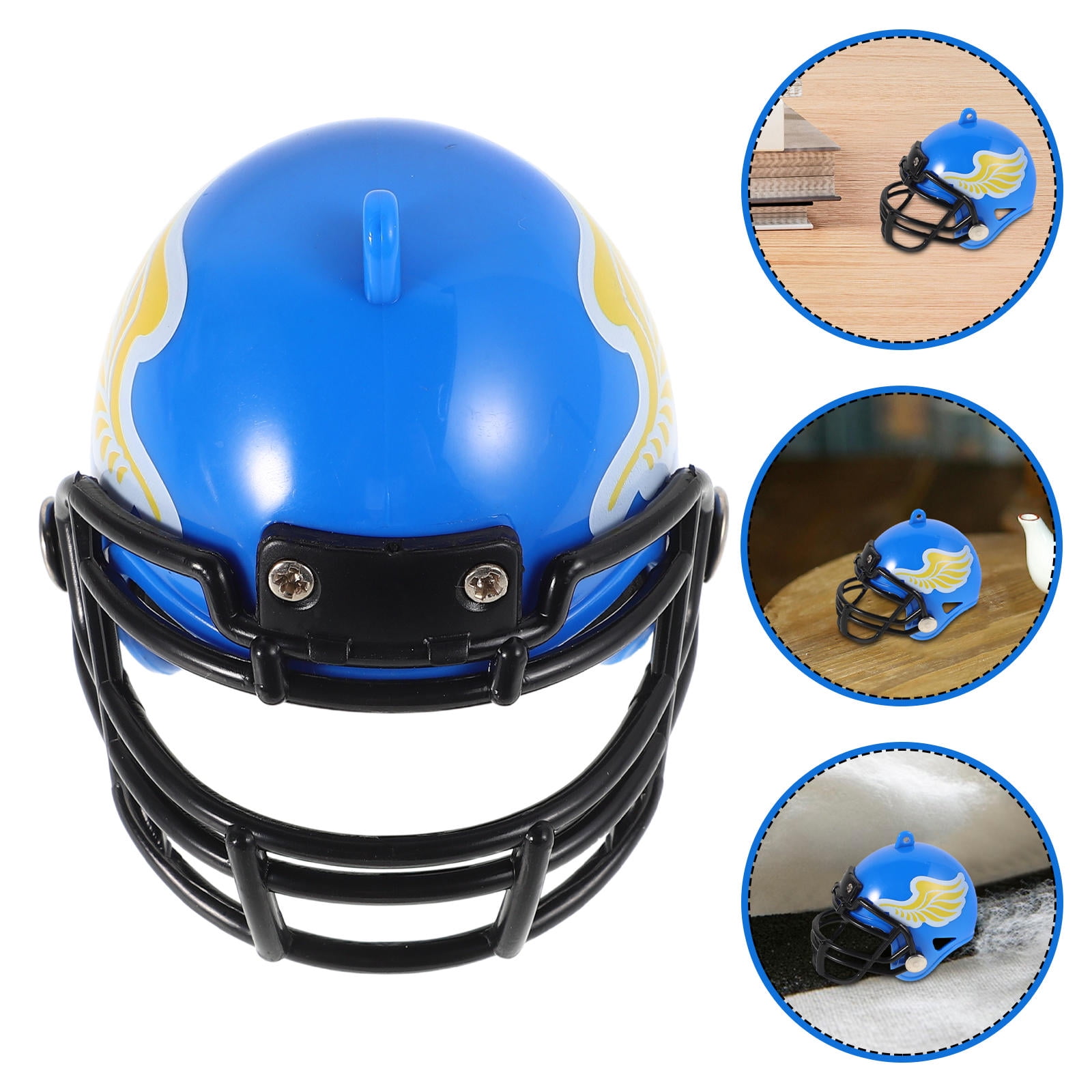 GOOHOCHY Mini Helmet Accessory Realistic Mini Football Helmet Model ...