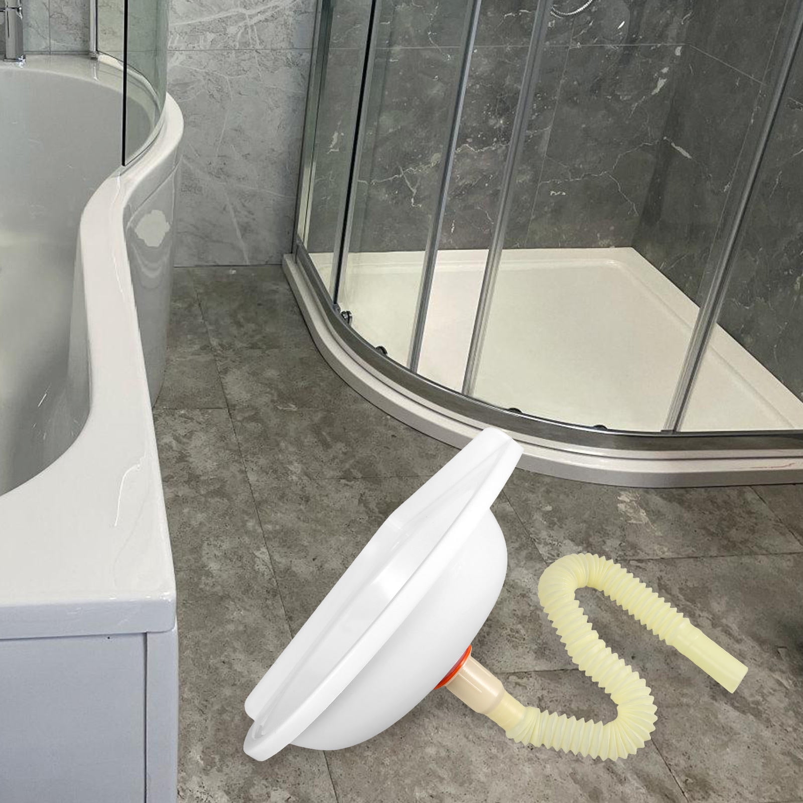 GOOHOCHY Mini Plastic Corner Wall Hung Wash Basin Triangle Design For ...