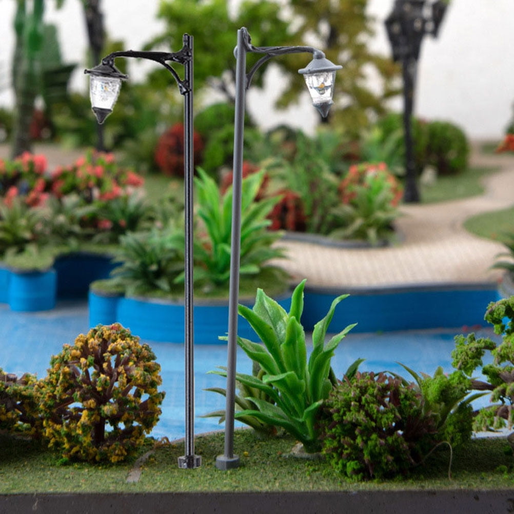 GOOHOCHY Mini Street Light Model for Decor Strong Metal ABS Black ...