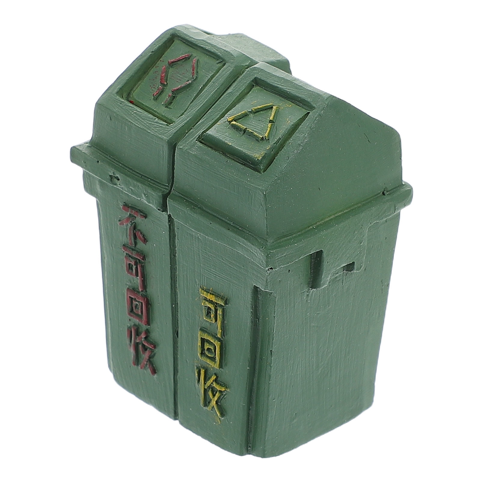 GOOHOCHY Mini Trash Bin 1:64 Scale Tiny Garbage Container Realistic ...