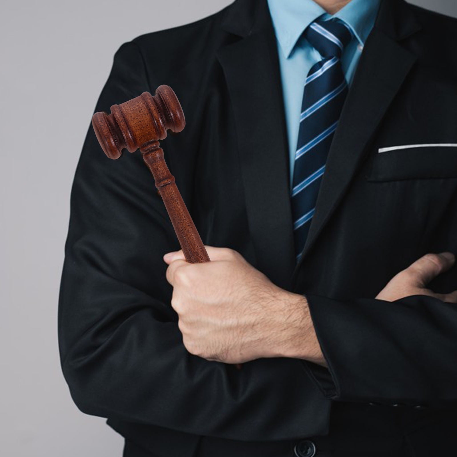 GOOHOCHY Mini Wooden Judge Gavel Toy Kids Court Judge Hammer Courtroom ...