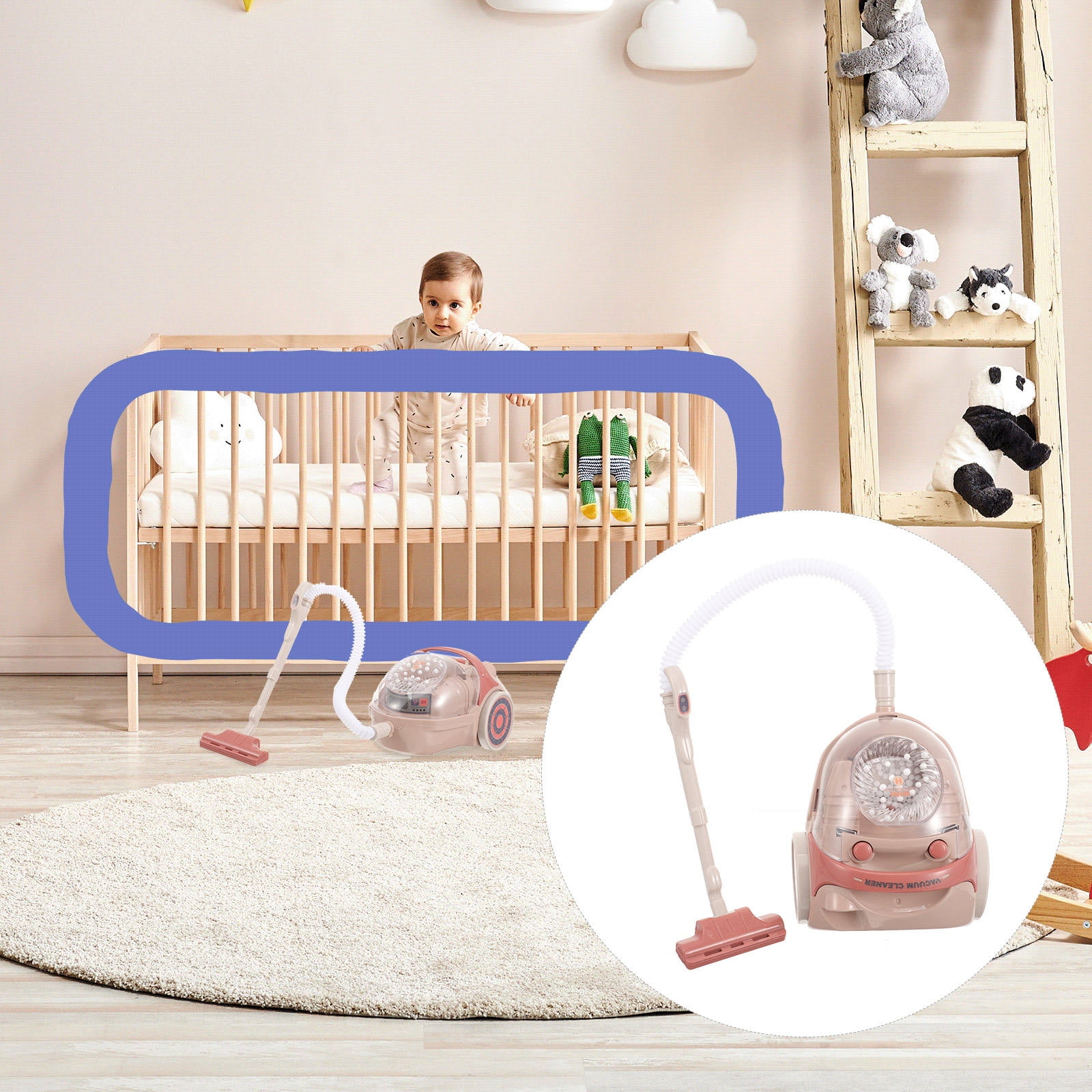 GOOHOCHY Miniature Home Appliance Toy Vacuum Cleaner Toddler 16X11CM ...