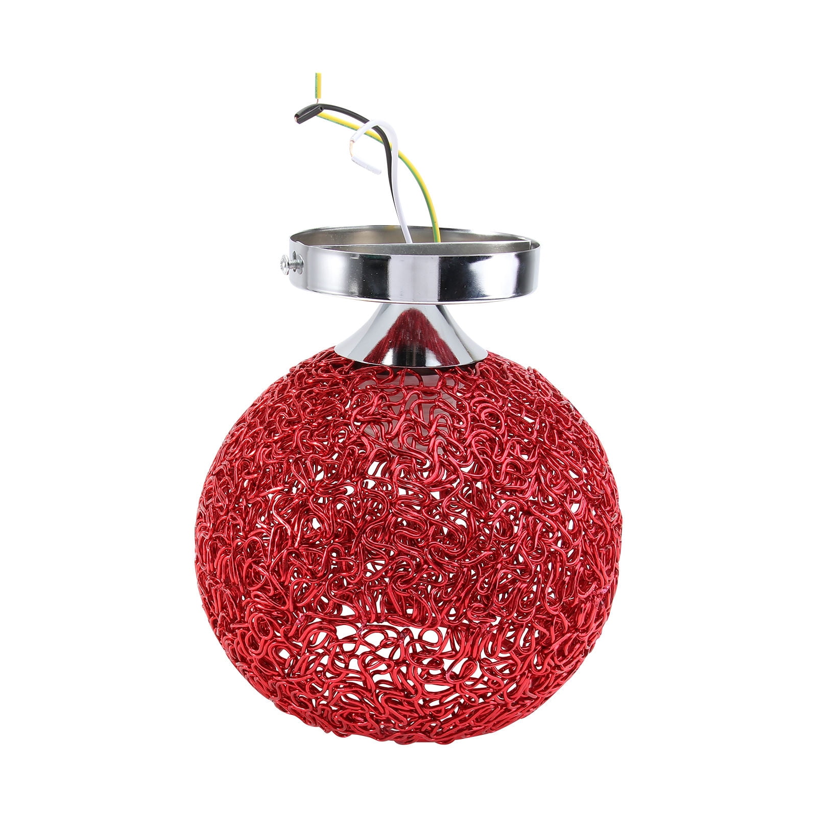 GOOHOCHY Modern Creative Ball Shape Ceiling Light in Red for Balcony ...