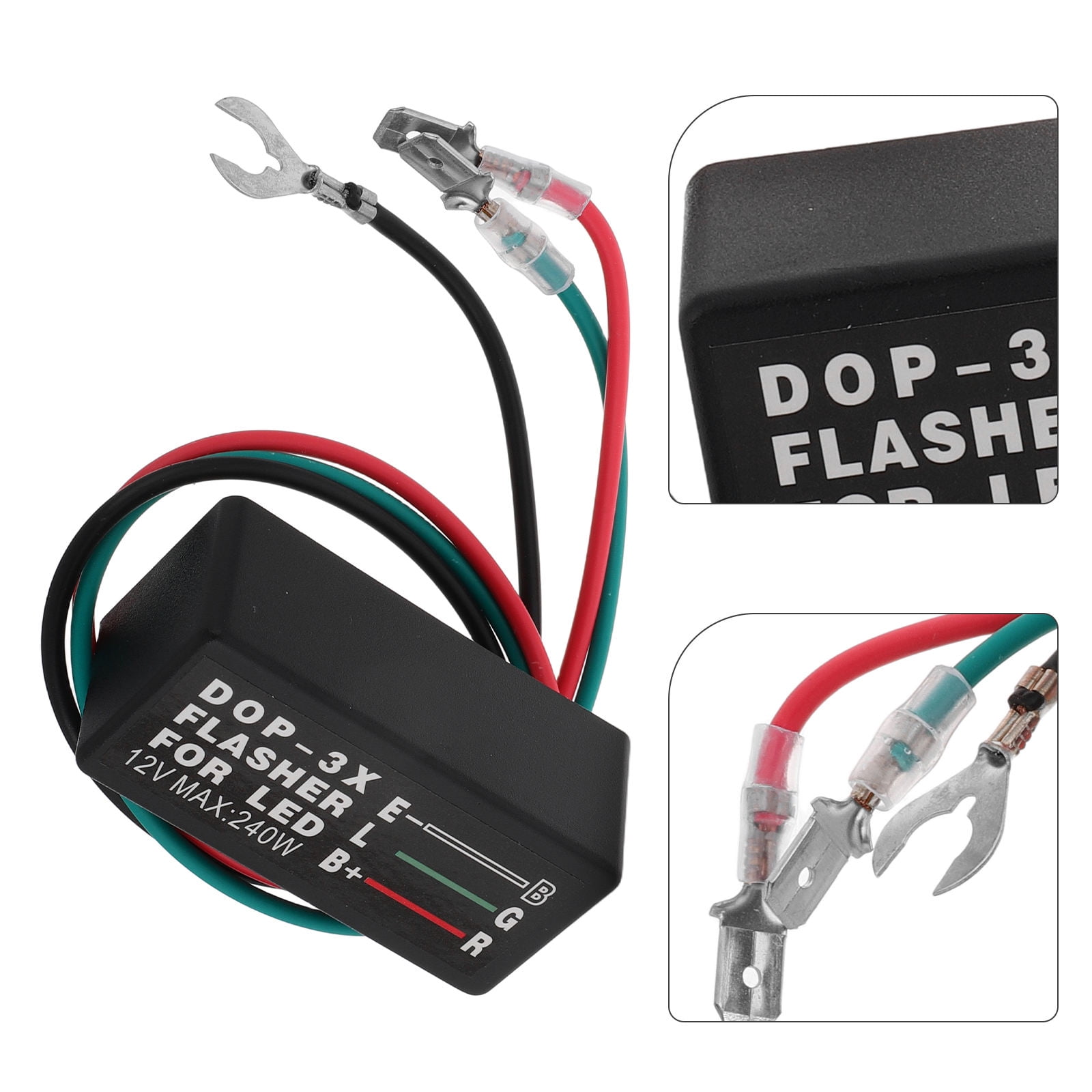 GETAJGHSD DOP-3X LED Flasher Relay for Motorcycle Turn Signal ...