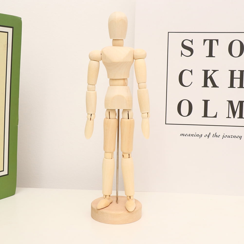 GOOHOCHY 4Pcs Movable Joint Puppet Models in Khaki Color, Ideal for ...