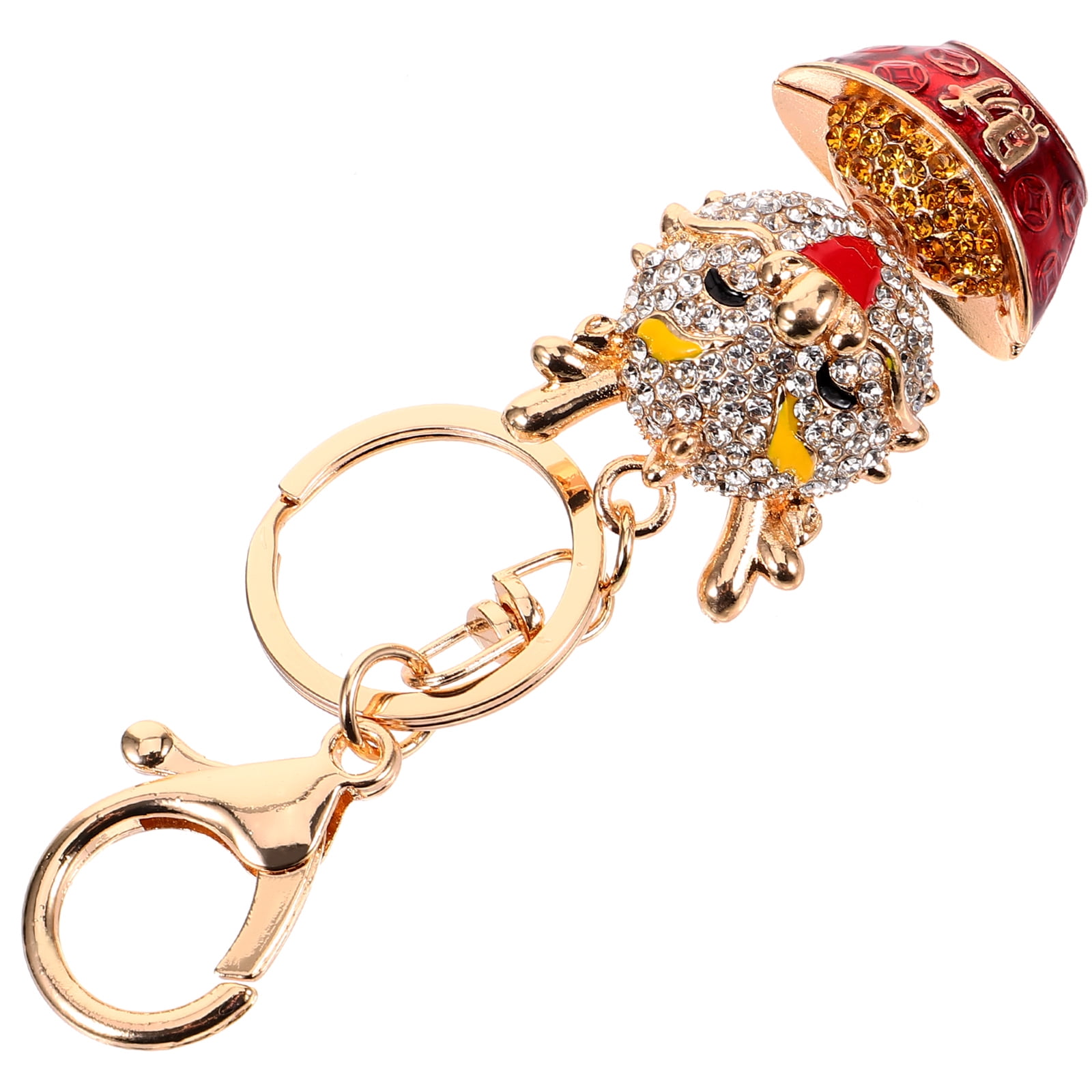 GOOHOCHY Multi Color Dragon Keychain Metal Decorative Pendant for Bags and Phones, Perfect for ...