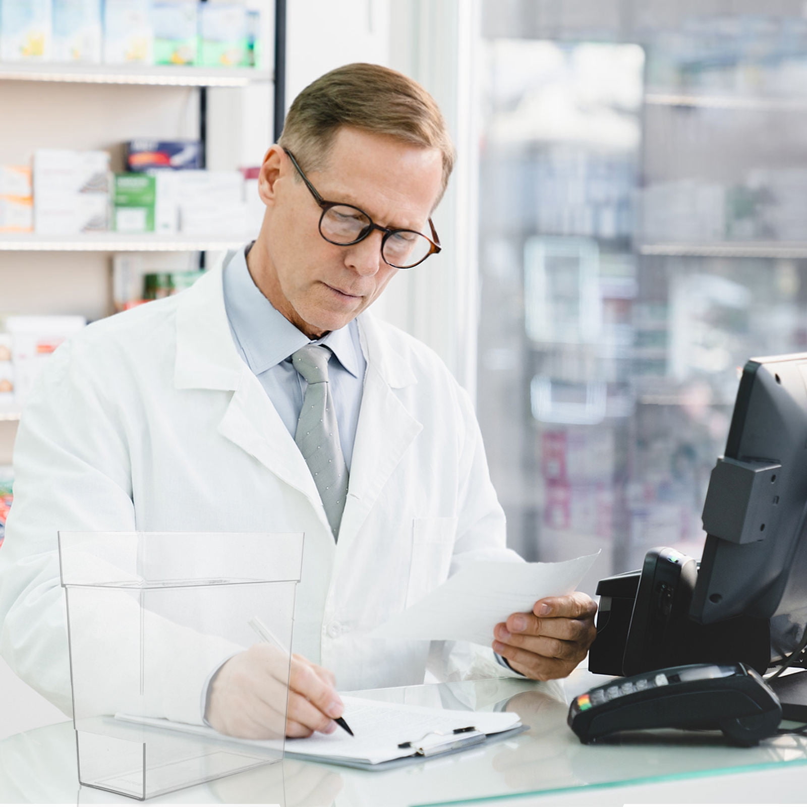 GOOHOCHY Needle Dispenser Box Multi Functional Storage Solution For ...