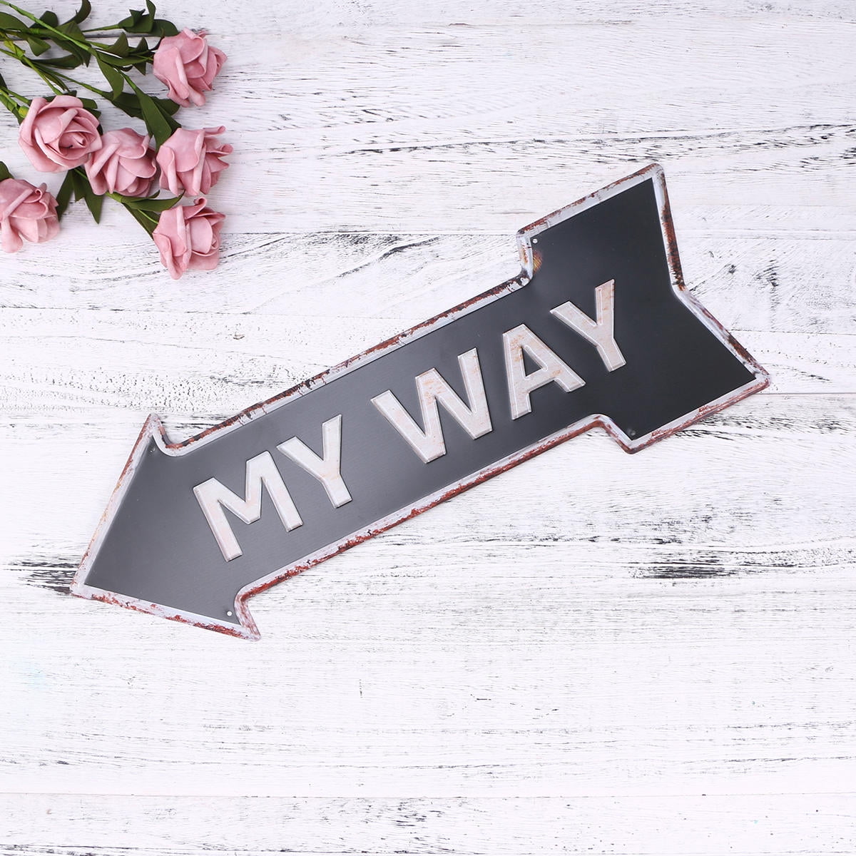 GOOHOCHY Occident Retro Direction Indicator Tag for Wall Decoration ...