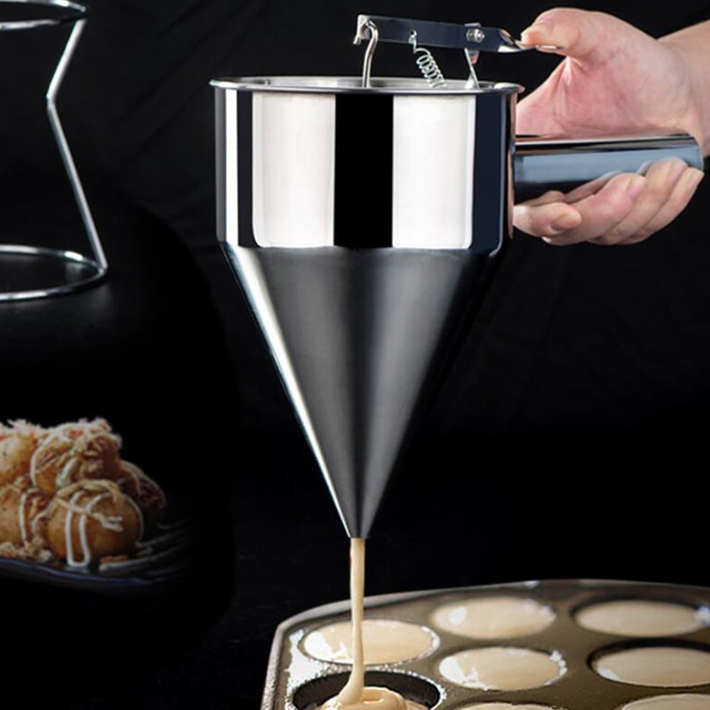 GOOHOCHY Octopus Ball Funnel Kitchen Sushi DIY Piston Funnel with Rack ...