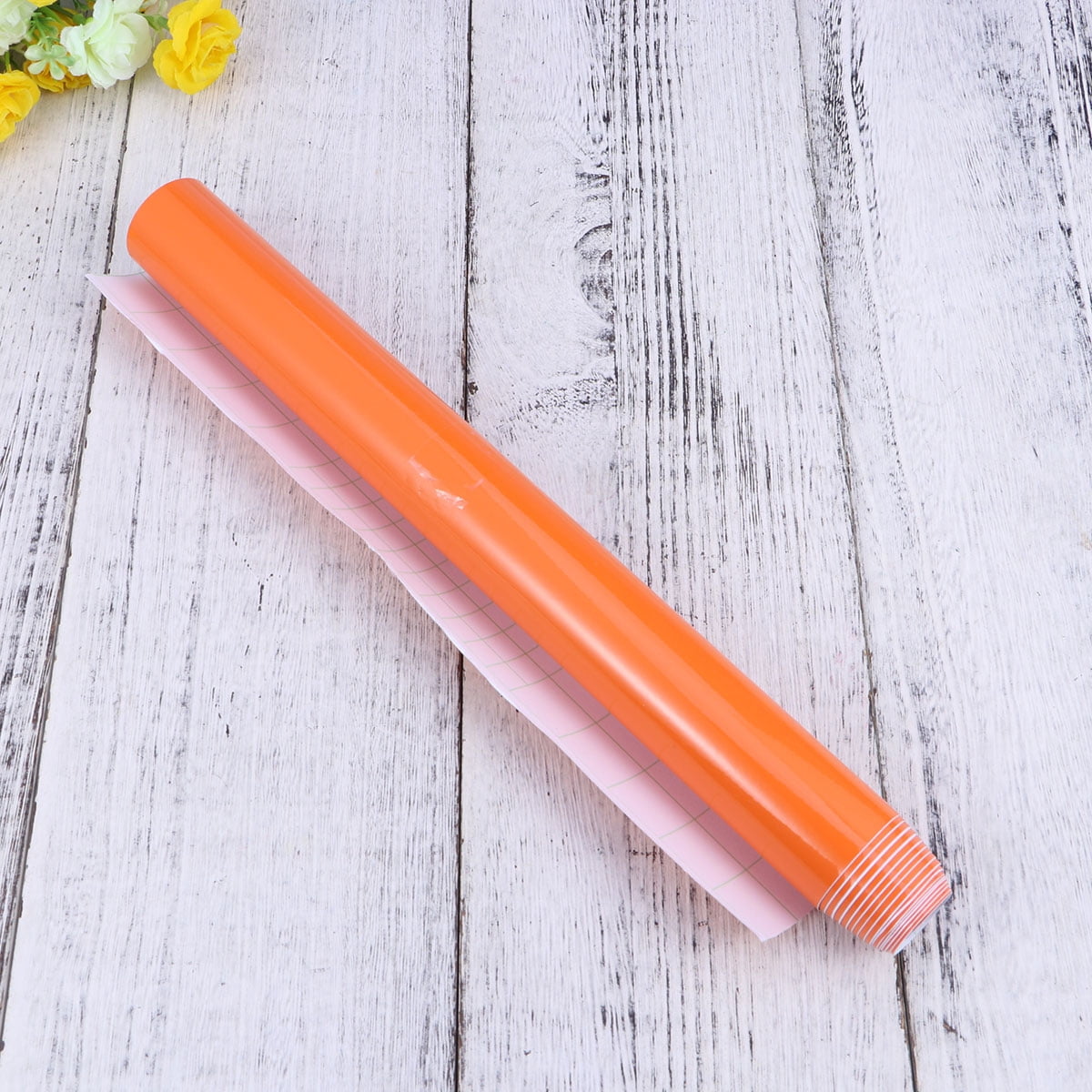 FUTUREORYY Car Vinyl Wrap Strip Bright Orange 1Pcs 60x12x0.08in ...