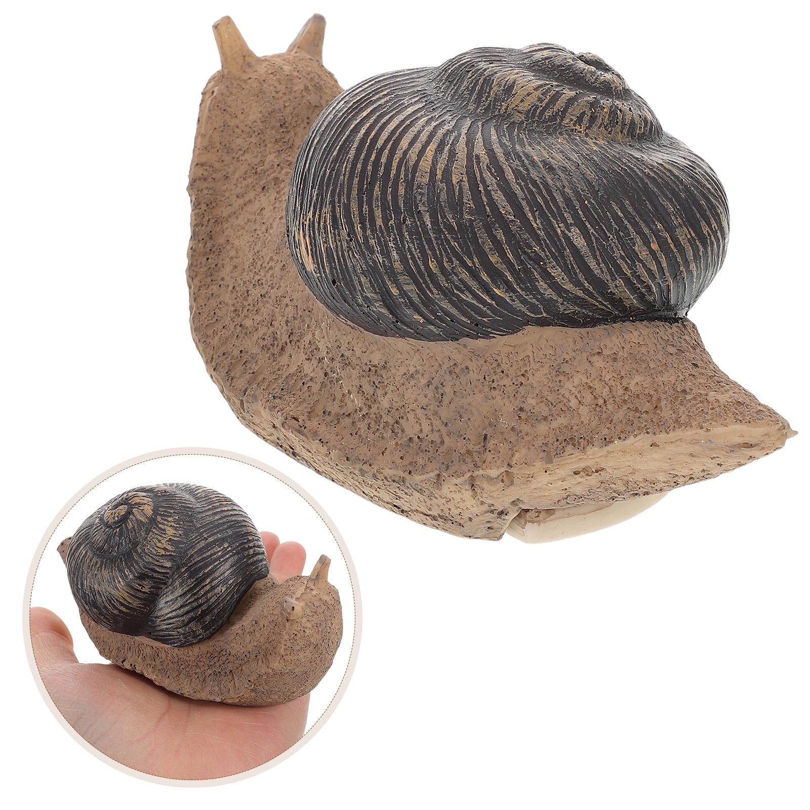 GOOHOCHY Outside Snail Key Hiders Simulated Stone Key Storage Box ...