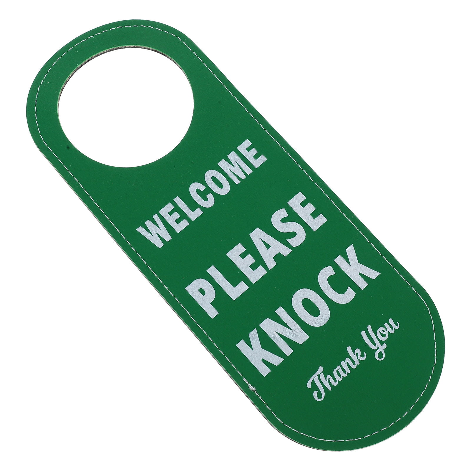 GOOHOCHY PU Leather Do Not Disturb Door Hanger Sign Double Sided for ...