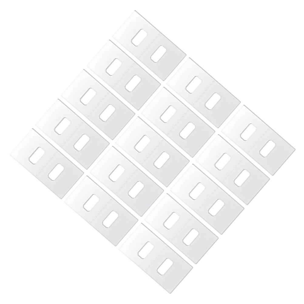GOOHOCHY PVC Repair Vane Saver 24Set Transparent Rectangular for and ...