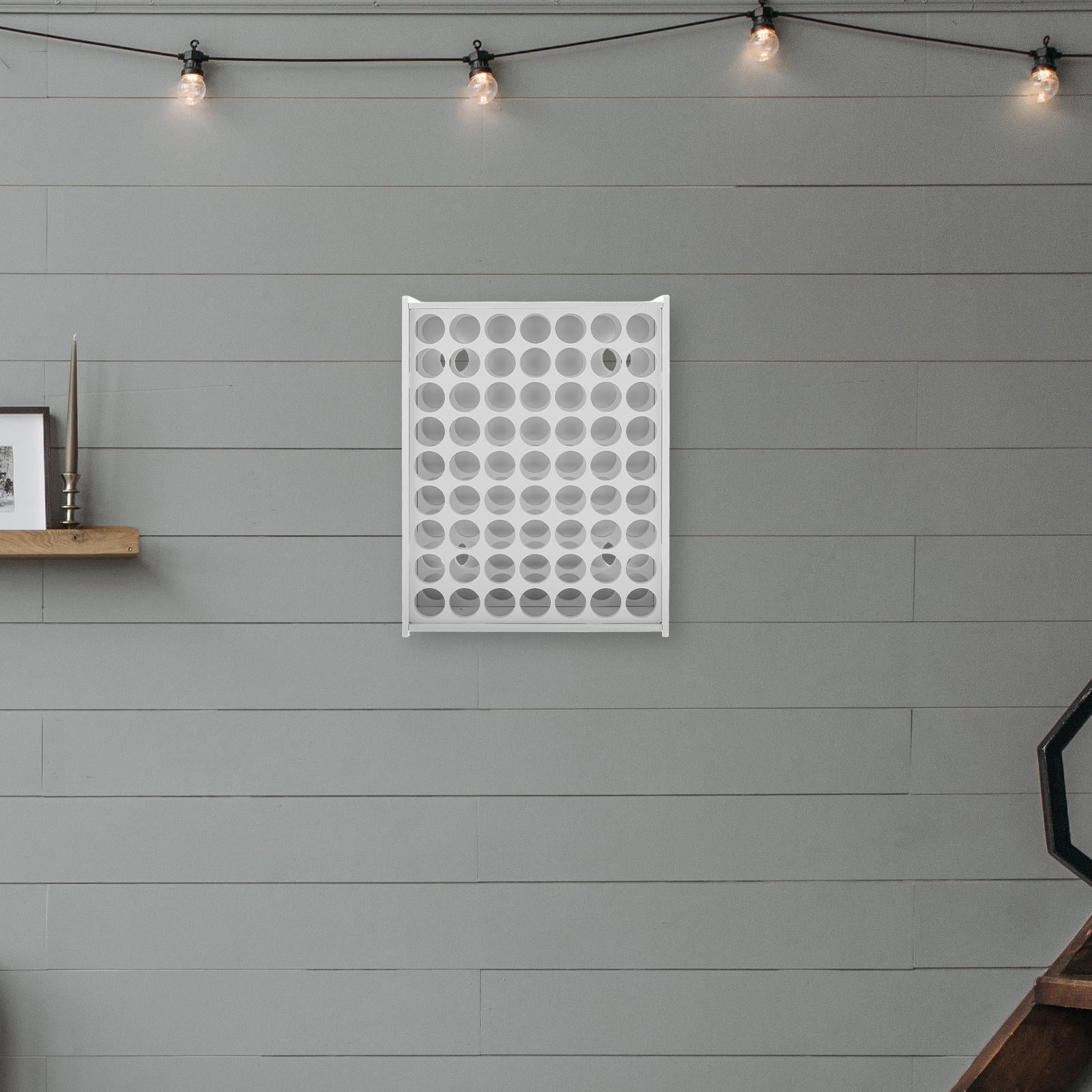 GOOHOCHY Paint Storage Organizer Vertical Plastic Wall Mount Rack for ...