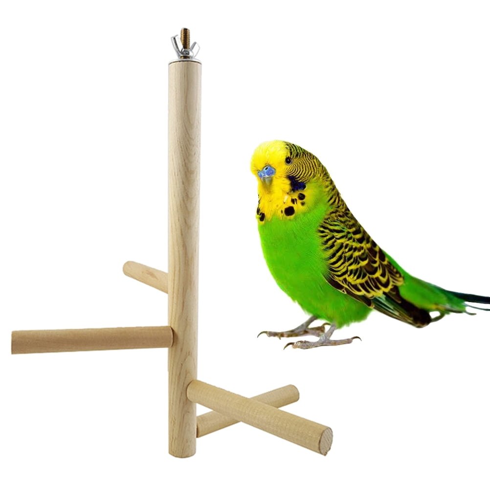 GOOHOCHY Parrot Swing Parakeet for Cage Ladder Bird Perches Toys Cages ...