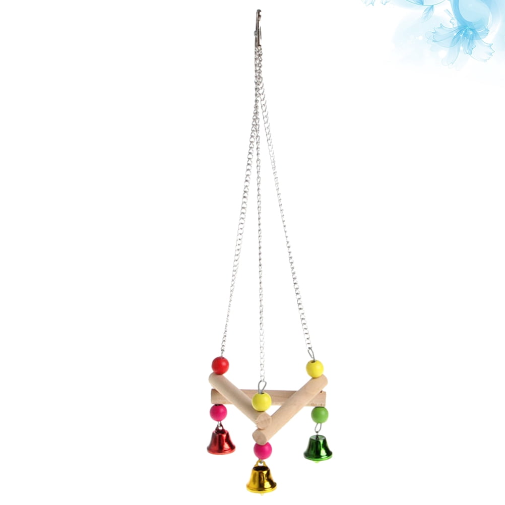 GOOHOCHY Parrot Swing Toy Budgie Bird Play Stand Large Outdoor Birds ...