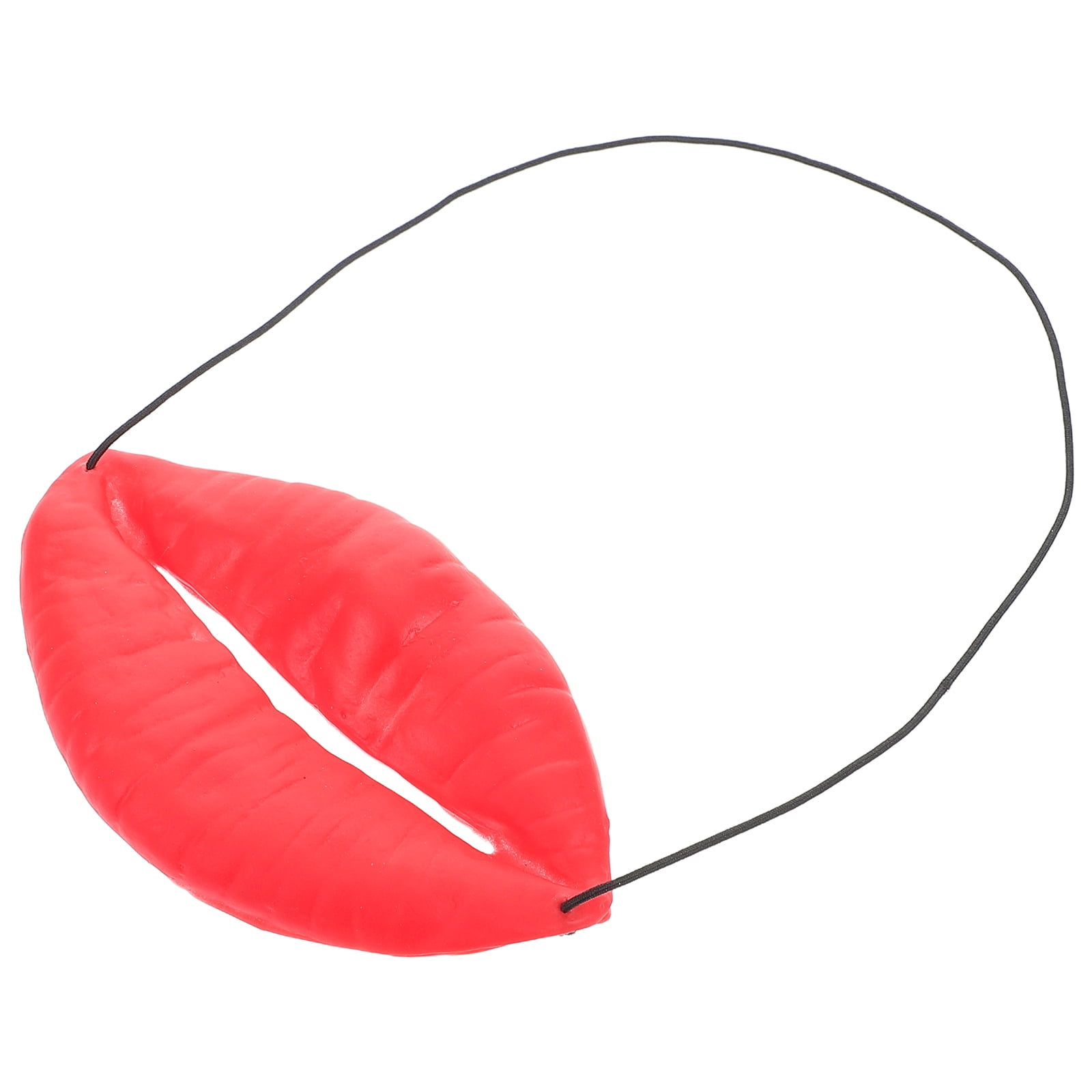 GOOHOCHY Party Clown Mouth For Wedding Day Dress Up Lip Mouth Funny Red ...