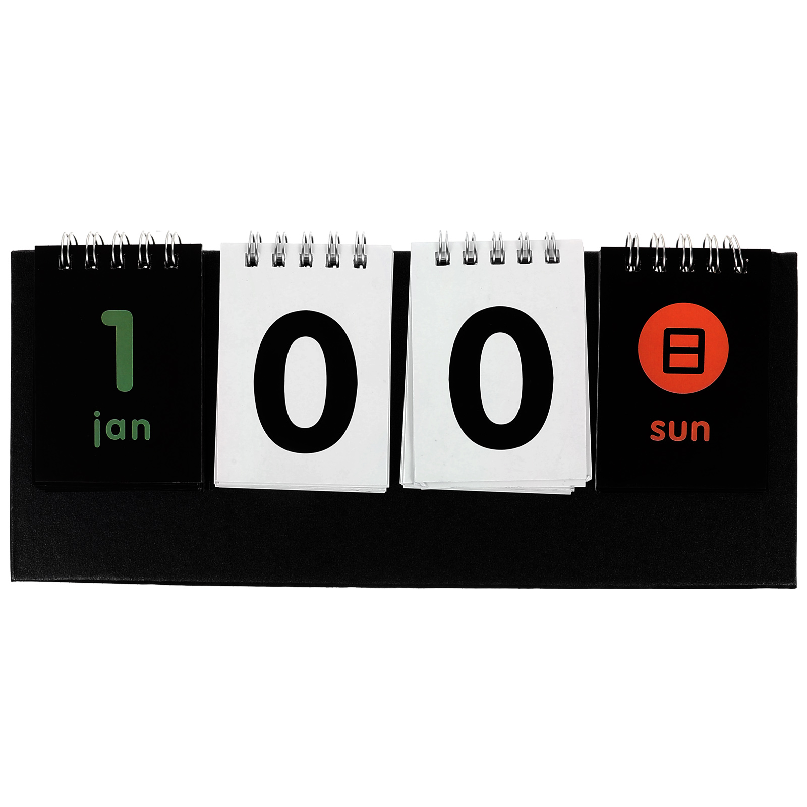 GOOHOCHY Perpetual Desktop Calendar Countdown Score Board Flip Office ...
