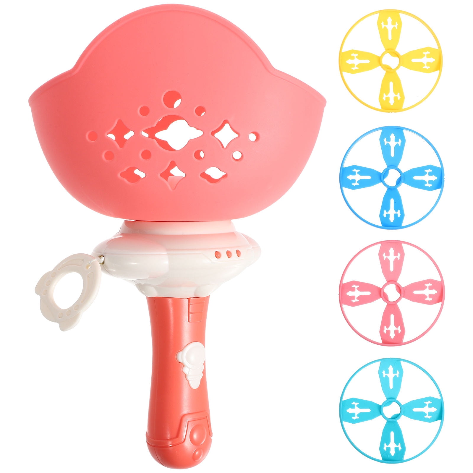 GOOHOCHY Pink Flying Disc Toy for Kids Playing ABS Material Interactive ...
