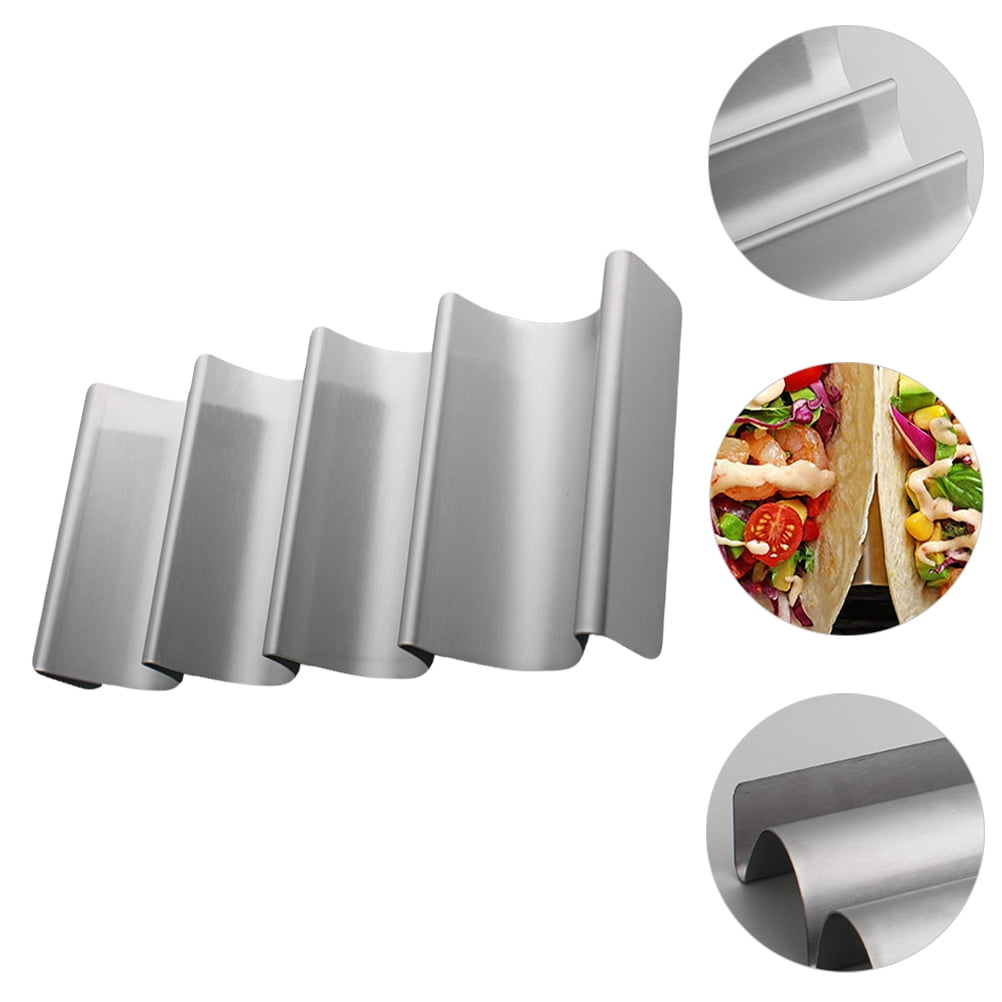 GOOHOCHY Pizza Pie Display Stand Stainless Steel Taco Holder Rack Cake ...
