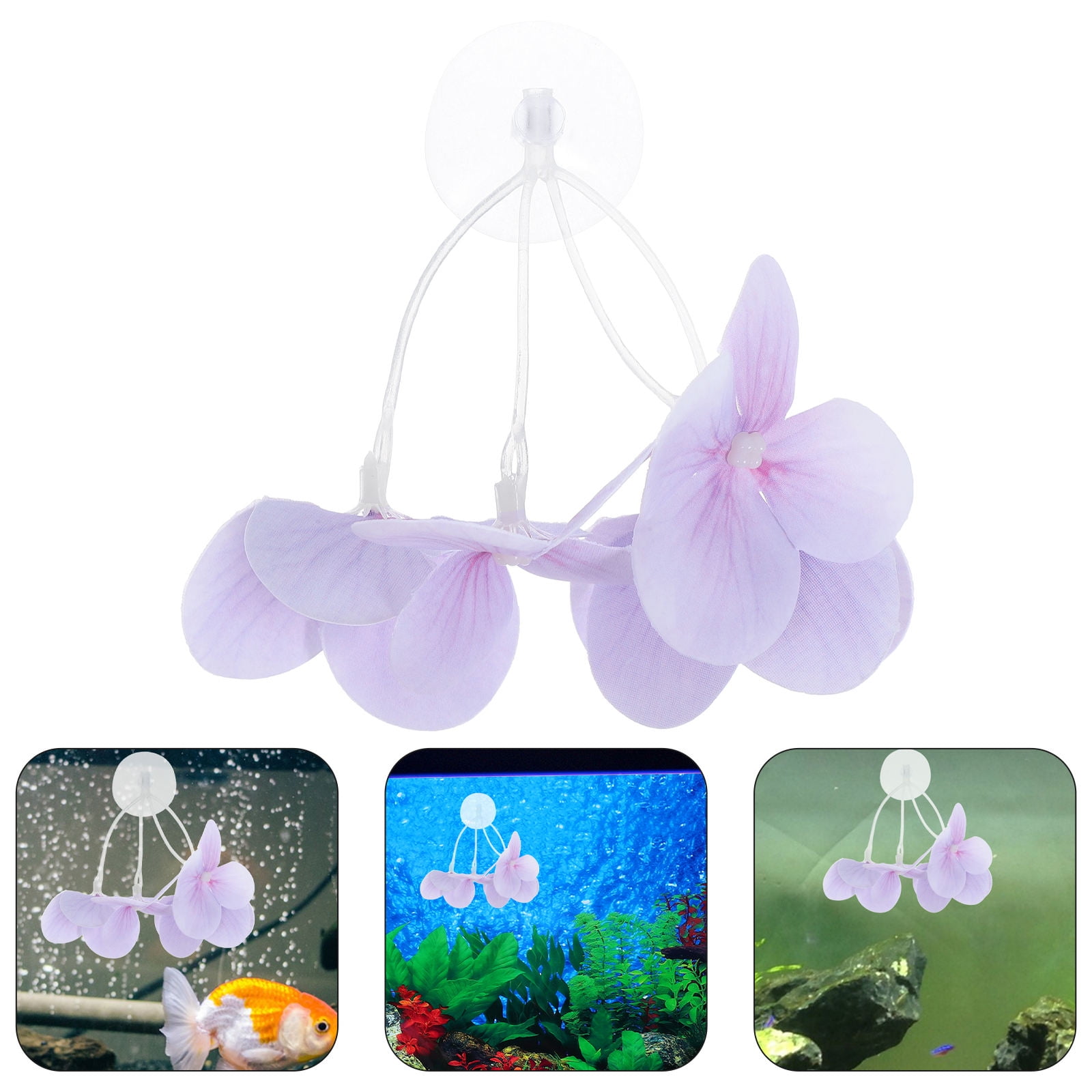 GOOHOCHY Plastic Aquarium Plants Plastic Realistic Plants Fake Fish ...