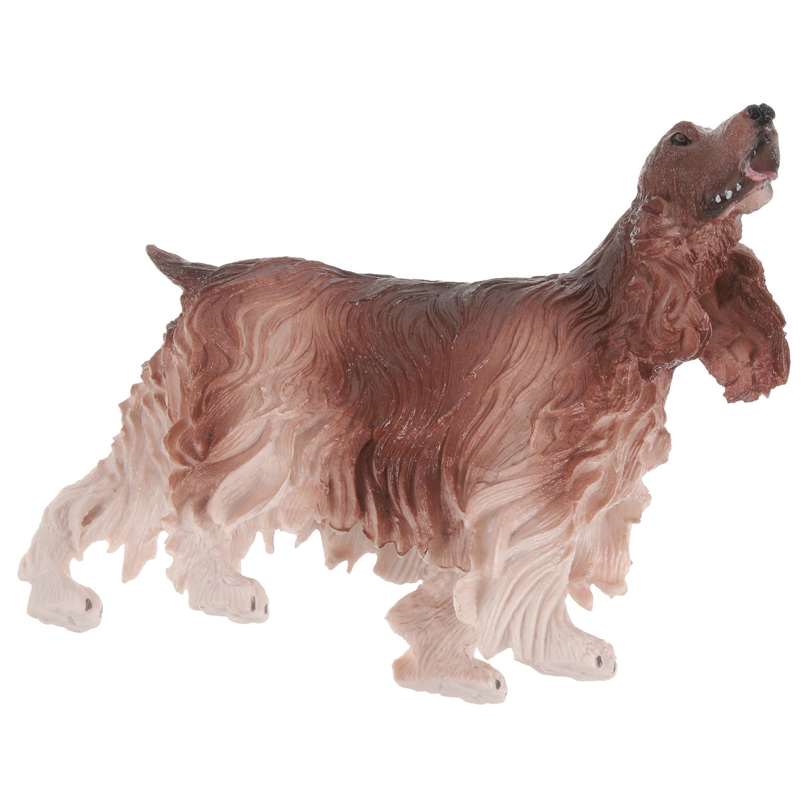 GOOHOCHY Childs Bedroom Garden Yard Balcony Plastic Dog Figurine Brown ...