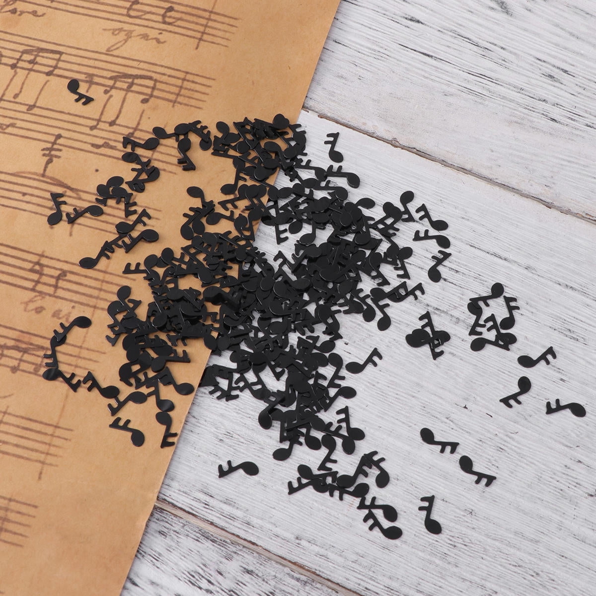 GOOHOCHY Plastic Musical Confetti for Party Decoration Black Musical ...