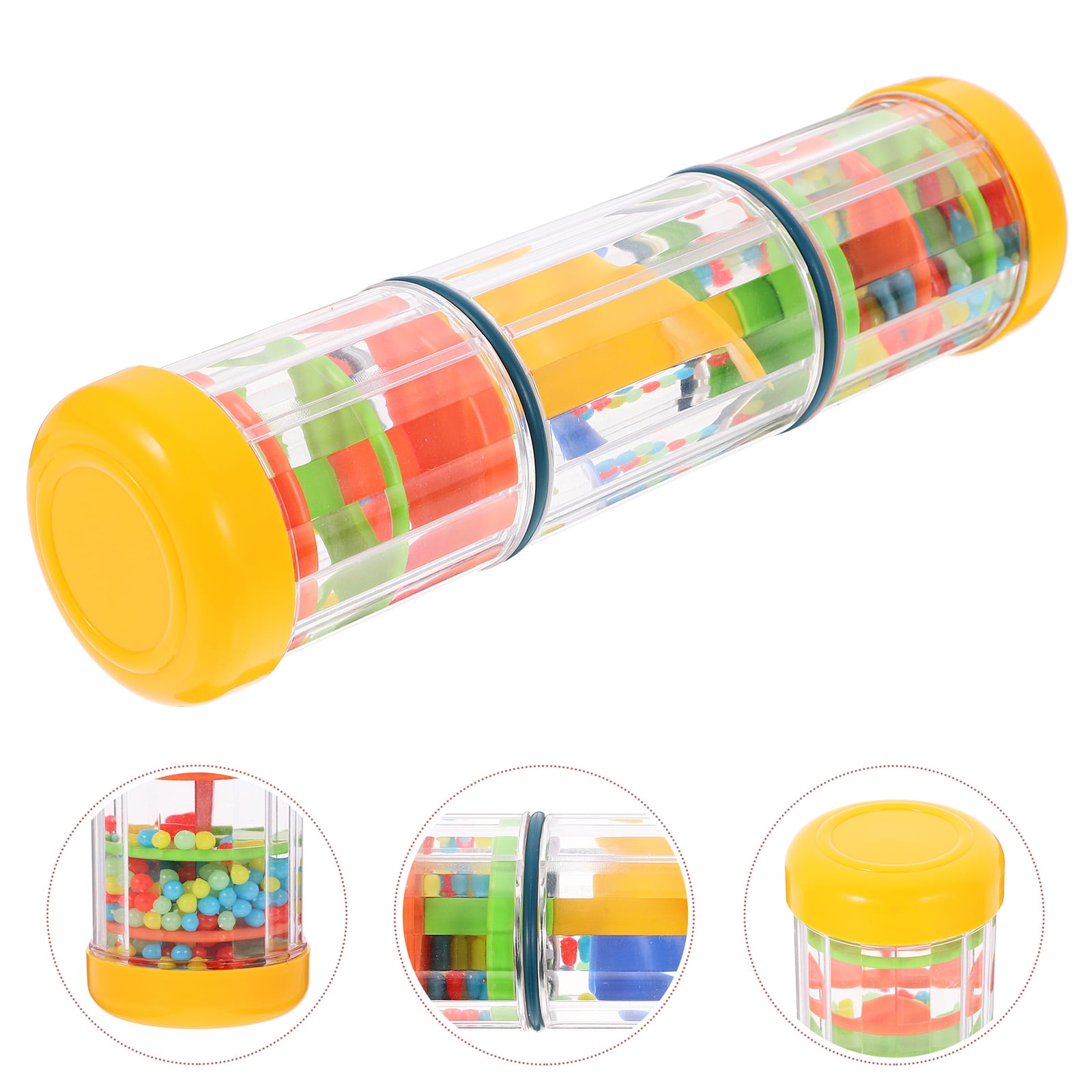 GOOHOCHY Plastic Rain Stick Shaker for Kids Assorted Color Musical ...
