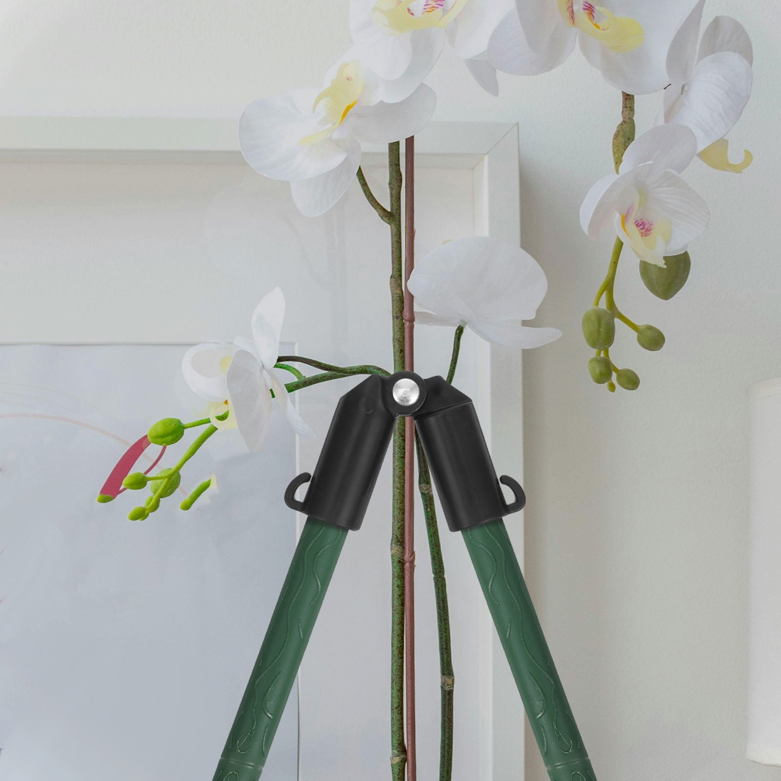 GOOHOCHY Garden Trellis Rods Adjustable Plant Trellis Connector Clips ...