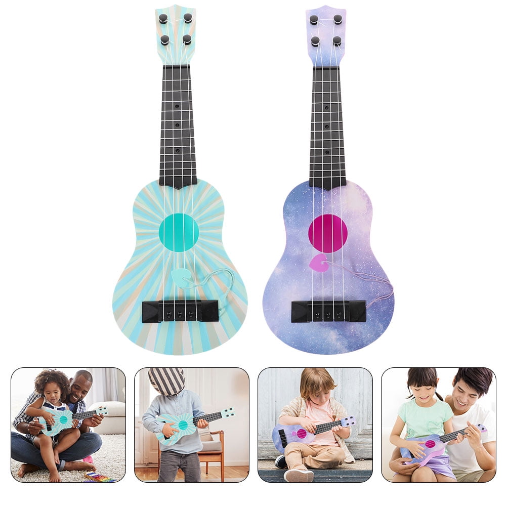 GOOHOCHY Plastic Ukulele for Beginner Kids Assorted Color Musical Toy ...