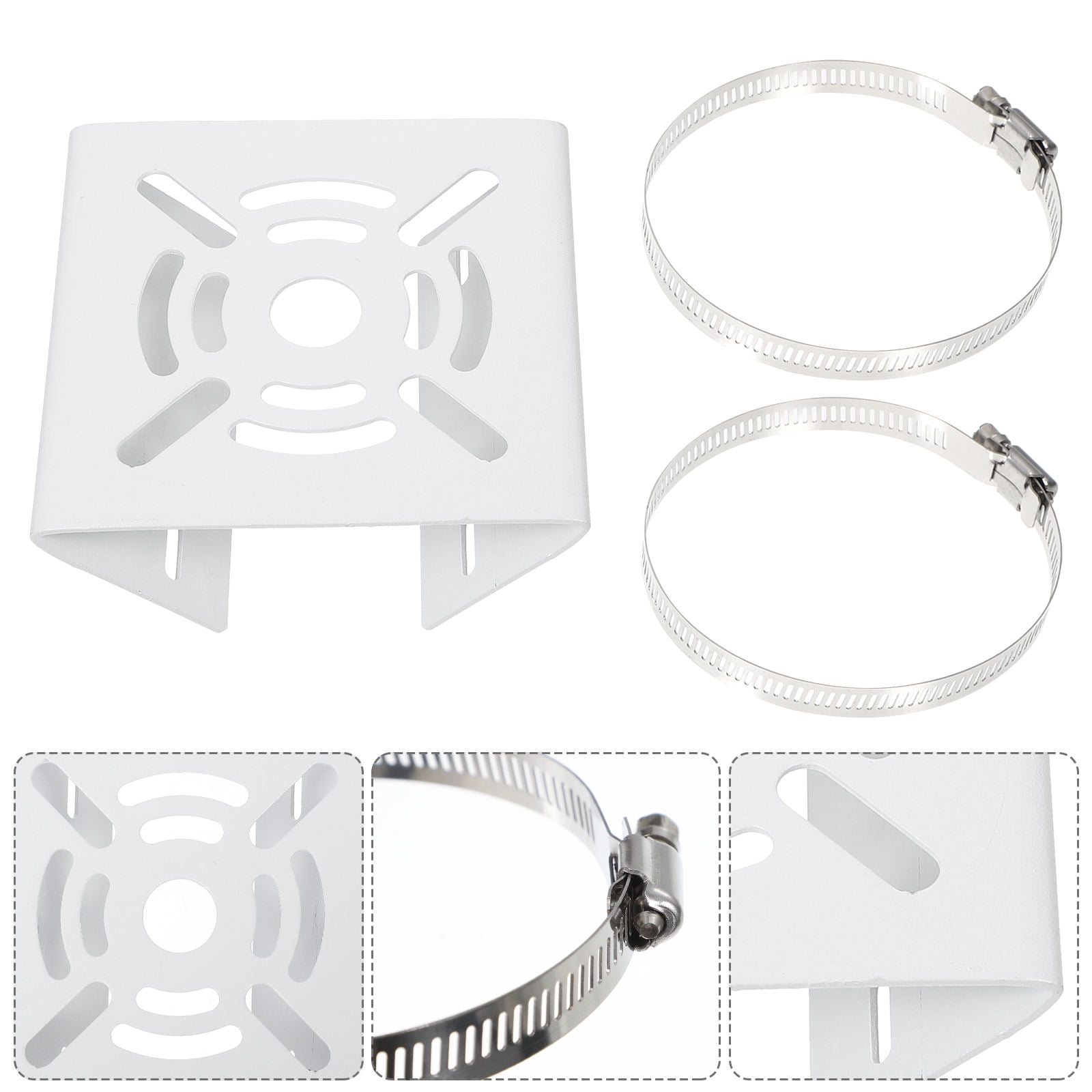 GOOHOCHY Pole Mounting Column Holder Wall Mounting Bracket for CCTV ...