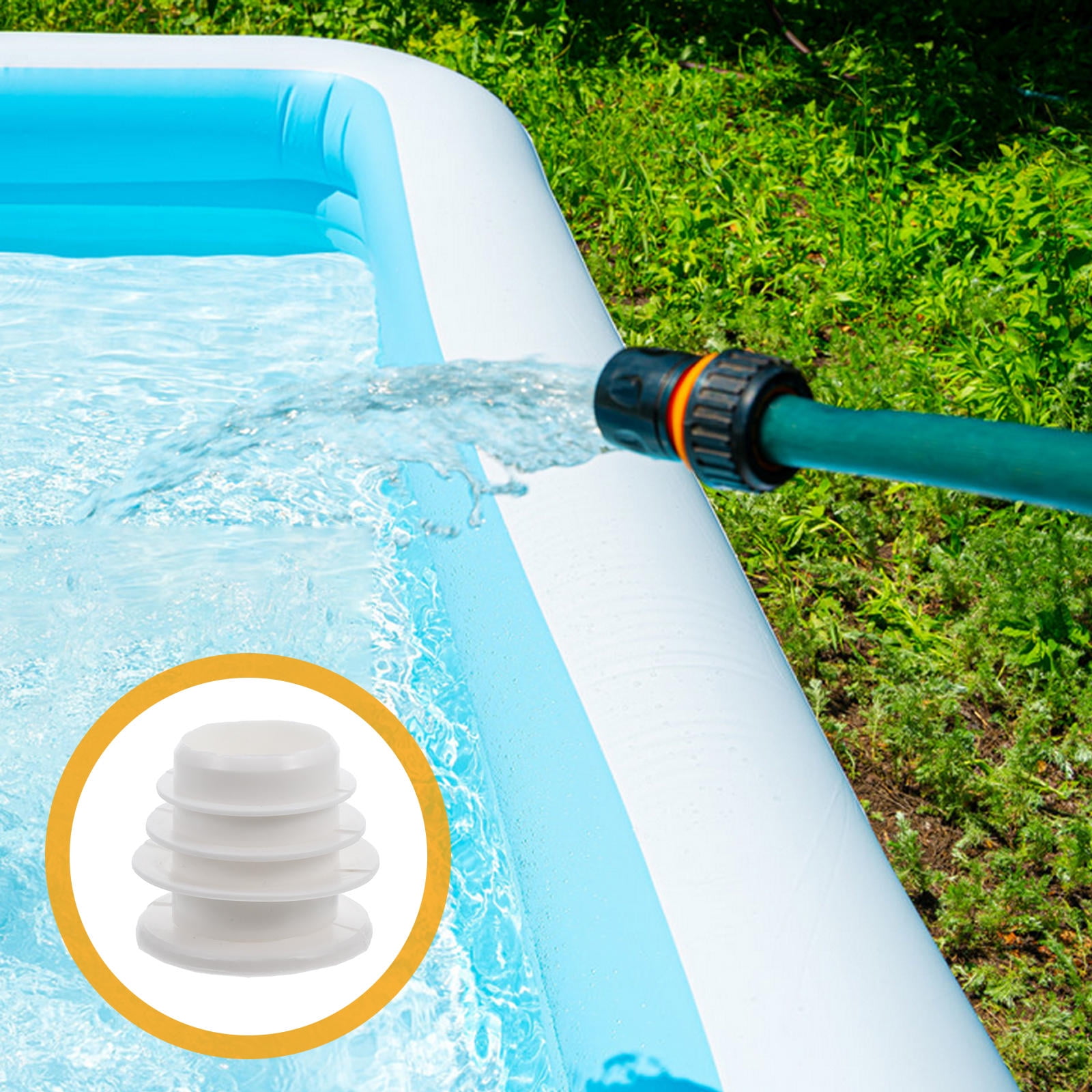 GOOHOCHY Pool Cleaner Skimmer Cone Adapter Valve Cuff Plastic Pool ...