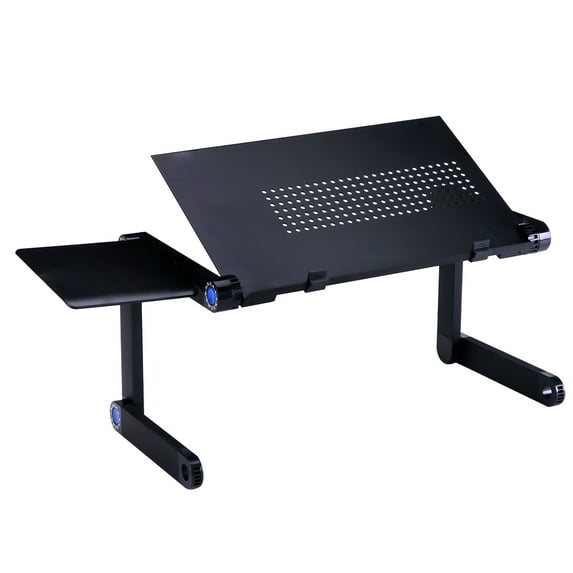 GOOHOCHY Portable Adjustable Aluminum Laptop Desk Stand Table Vented ...