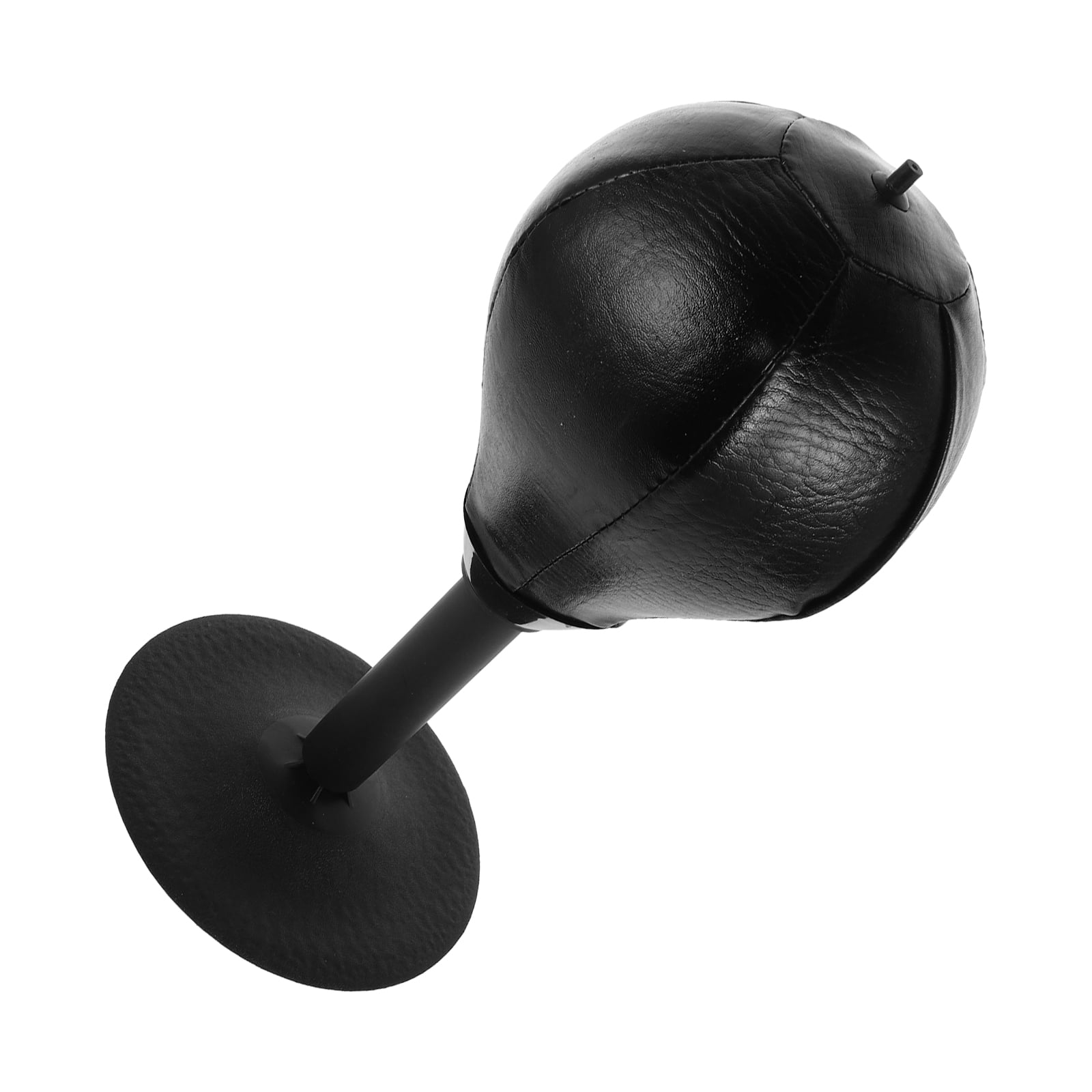 GOOHOCHY Portable Desktop Punching Bag for Kids Black PU Steel Improve ...