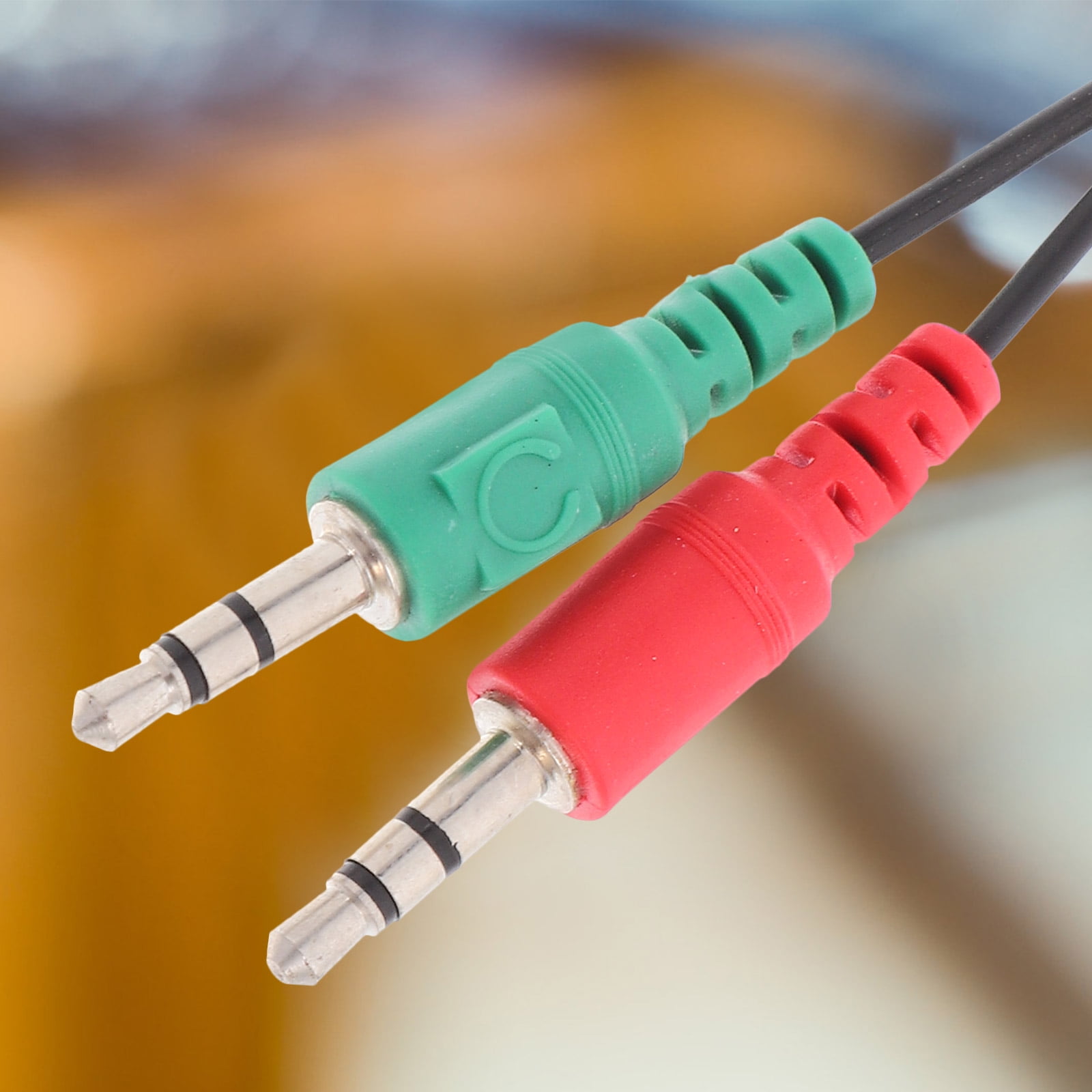 GOOHOCHY Portable Dual Headphone Adapter Splitter Audio Cable ...