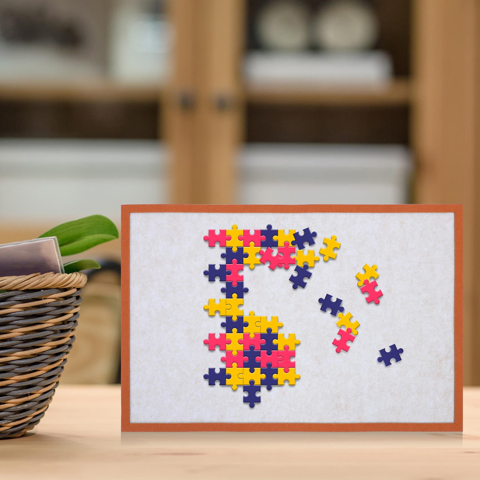 GOOHOCHY Portable Jigsaw Puzzle Mat with Frame Foldable Puzzle Storage ...