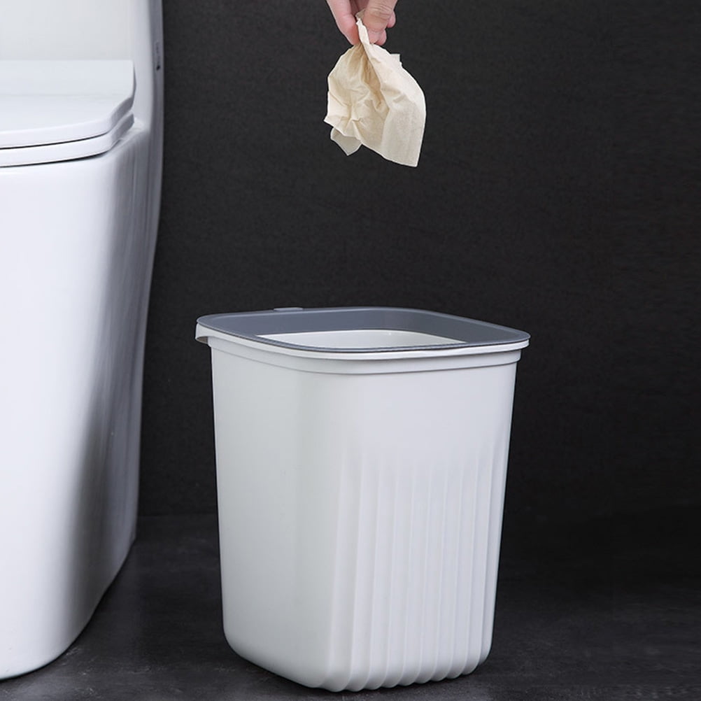 GOOHOCHY Portable Trash Can with Pressing Ring Design for Home in ...