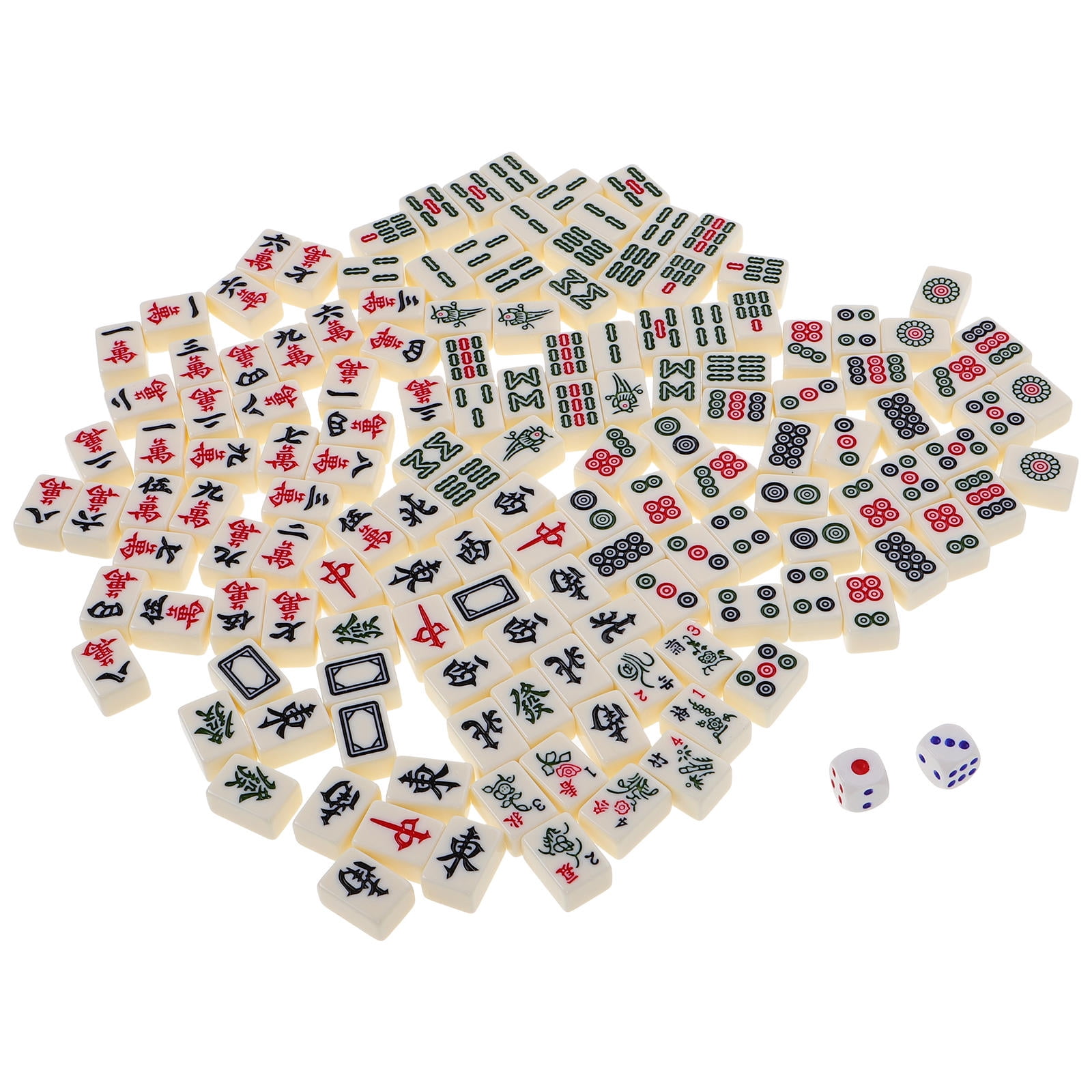 GOOHOCHY Portable mahjong Game Set with Melamine Tiles for Travel and ...