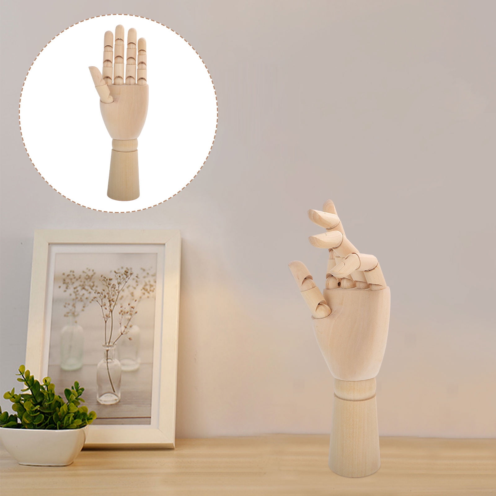 GOOHOCHY Practice Hand Model Joint Flexible Fingers Manikin Sketching ...