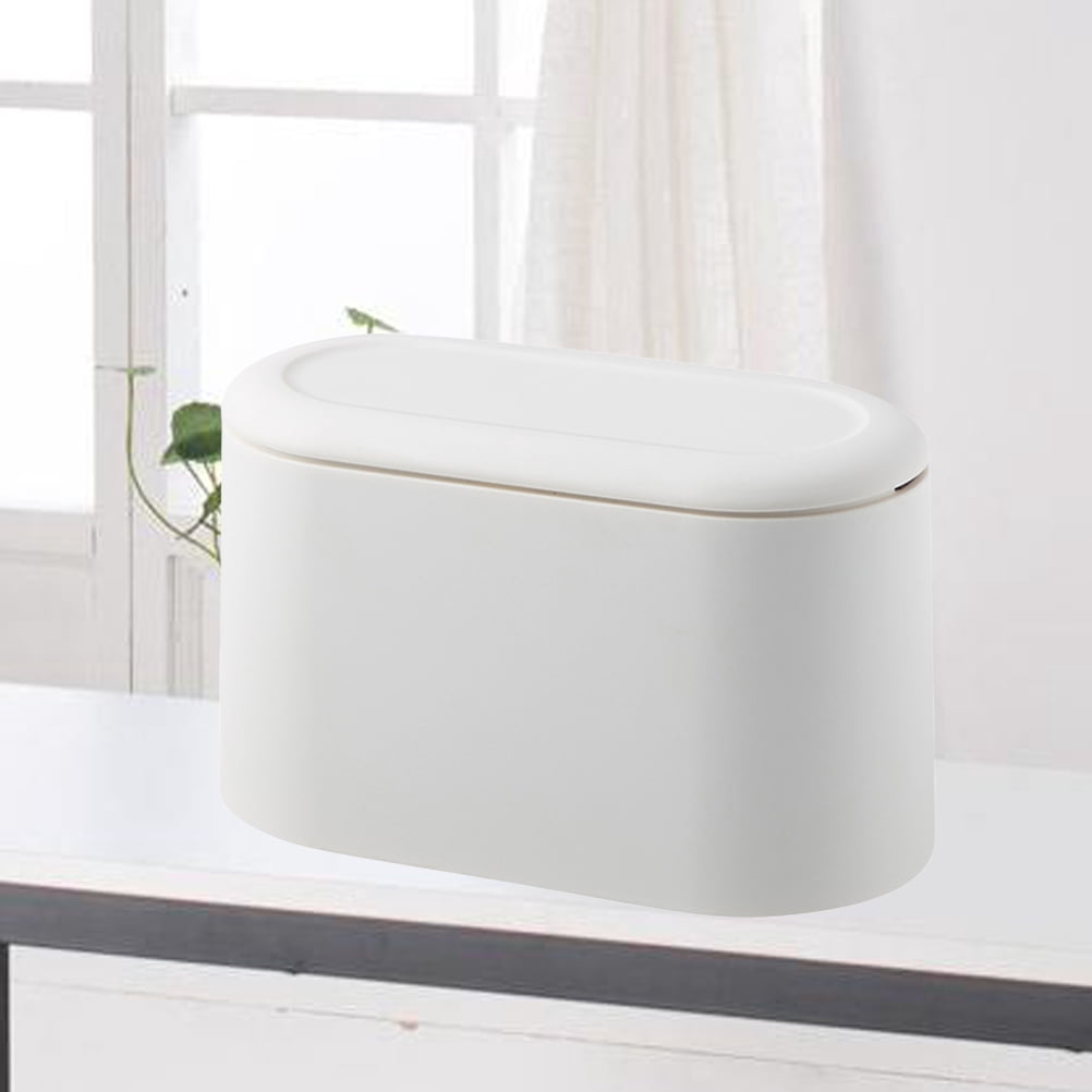GOOHOCHY Desk Trash Bin PP Material Waste Disposal 1Pcs 8.7x5.1x4.3in ...