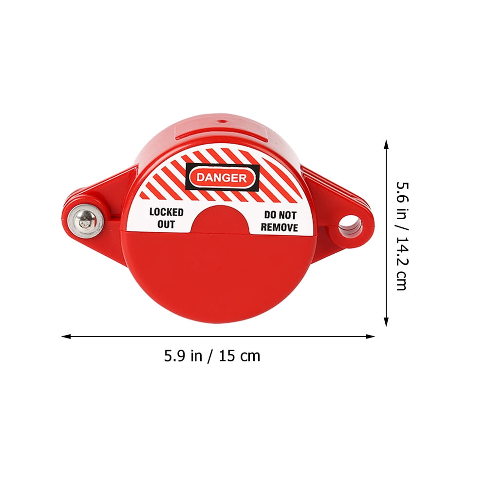 GOOHOCHY Propane Tank Lock in Red ABS Material for Gas Valves with ...