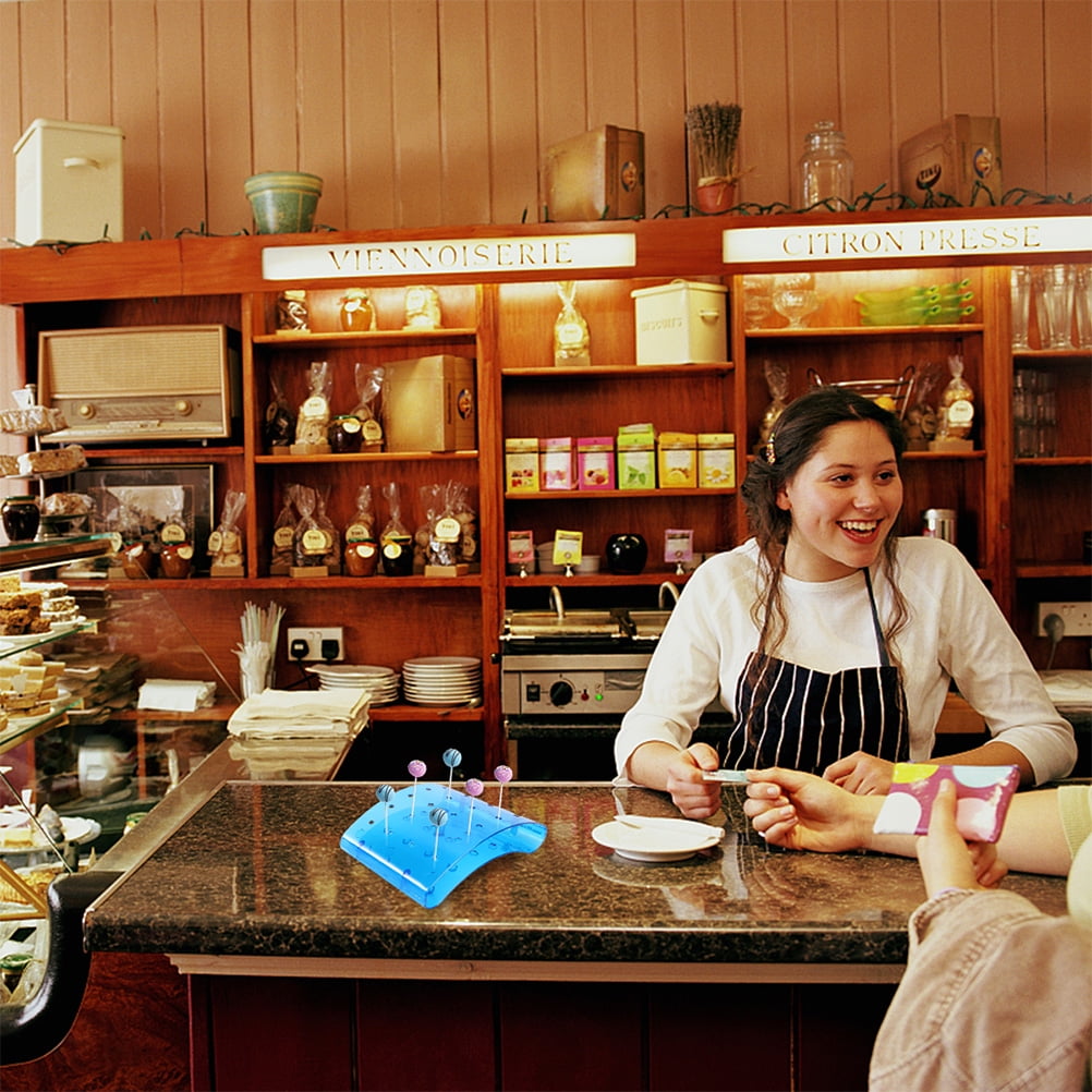 GOOHOCHY Rack Lollies Display Stand Arc Shape Lollipop Dessert Shop ...