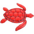 GOOHOCHY Red Metal Turtle Wall Sculpture, Iron Garden Decor for Patio ...