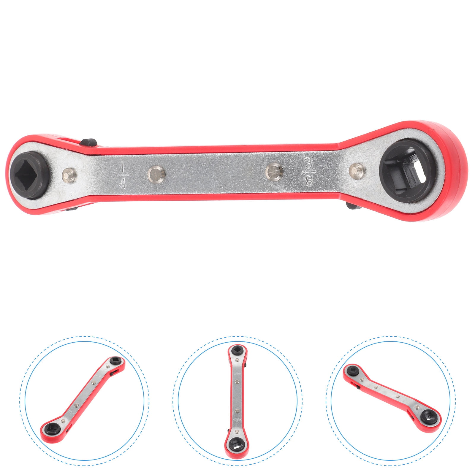 GOOHOCHY Refrigeration Tool Ratcheting Refrigeration Wrench Reversible ...