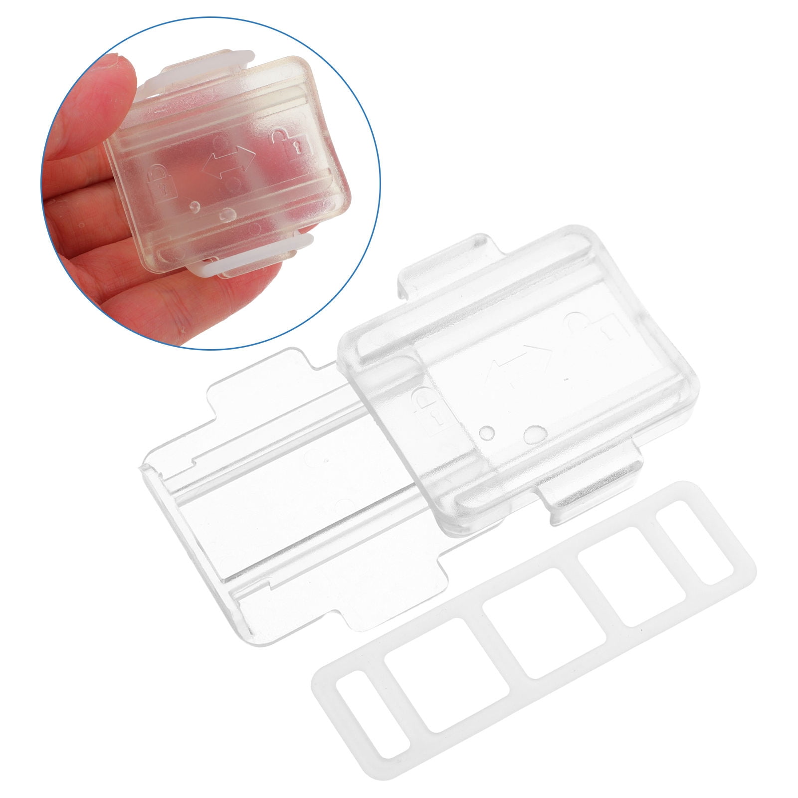 GOOHOCHY Removable Car Adhesive ETC Card Holder for Vehicle Management ...