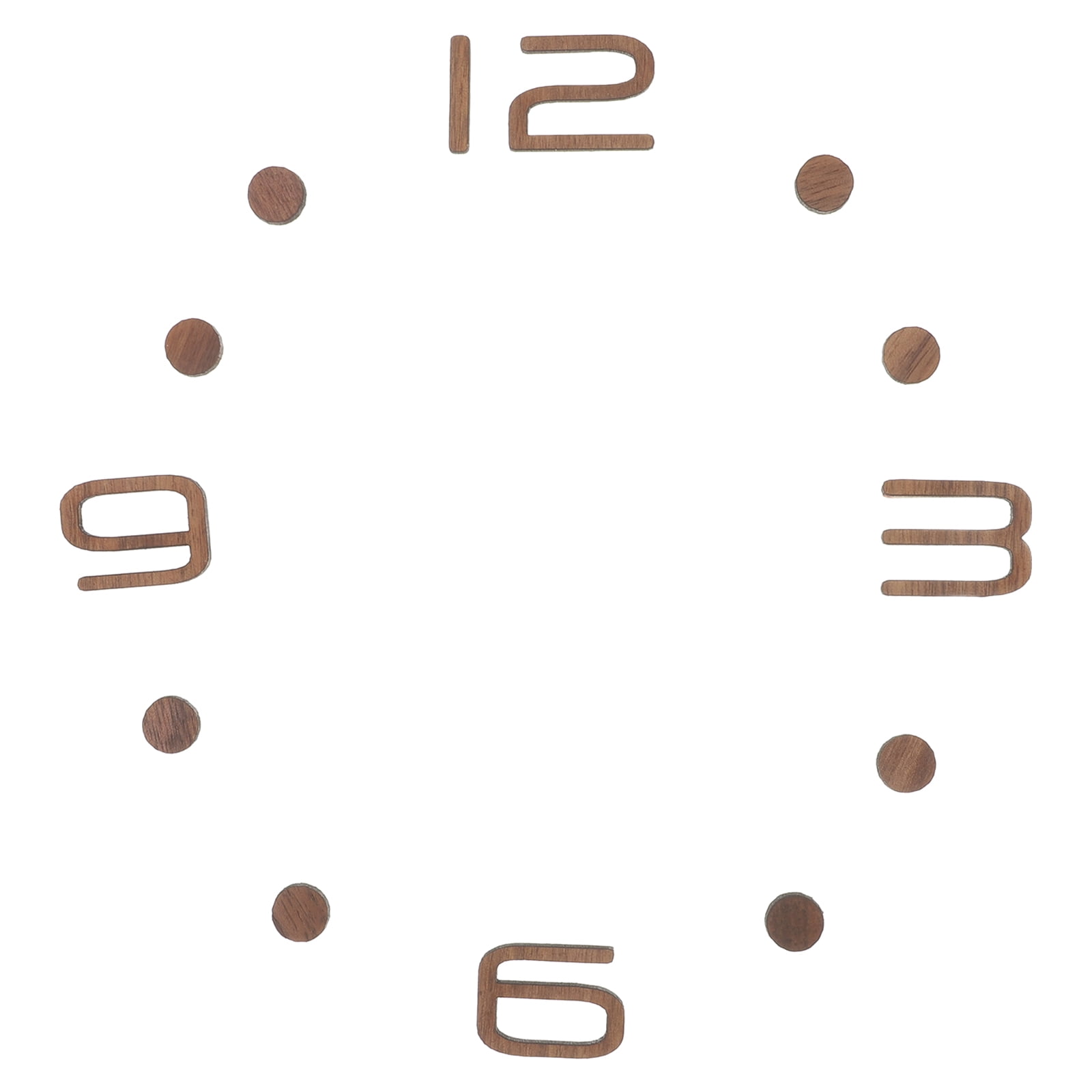 GOOHOCHY Replacement Clock Wood Numbers Clock Numerals DIY Clock ...