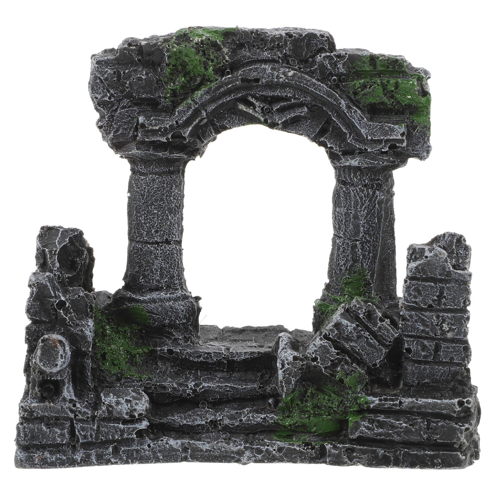 GOOHOCHY Resin Castle Stone Hideouts Aquarium Decor Fish Cave Hideout ...