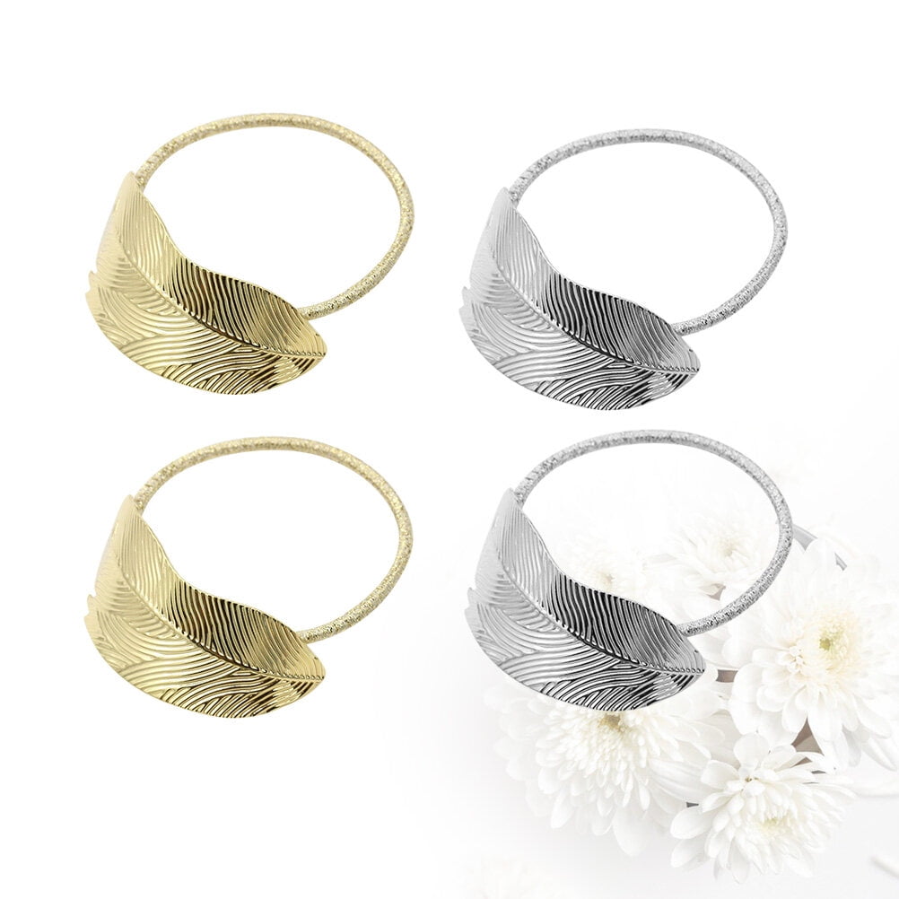 GOOHOCHY Retro Leaf Design Hair Accessories with Metal Material for ...