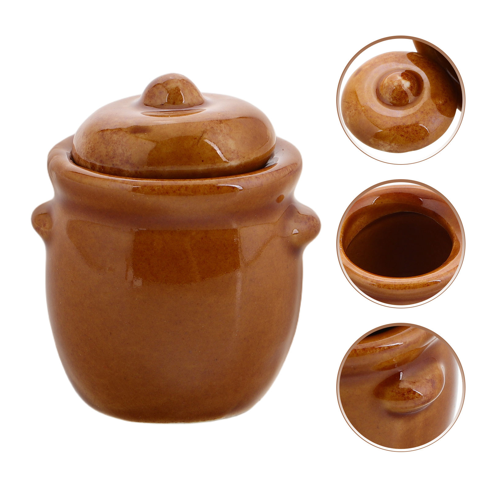 GOOHOCHY Retro Mini Kimchi Jar for Dollhouse Kitchen Furniture Small ...