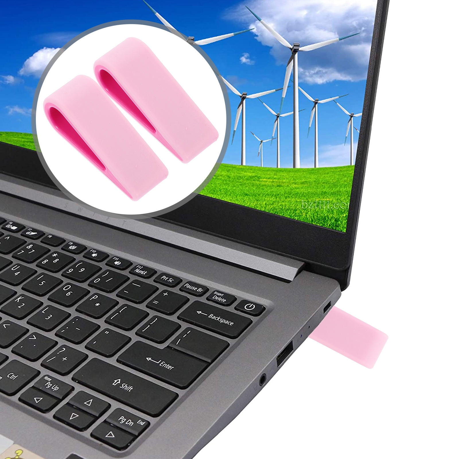 GOOHOCHY Rosy Laptop Stand for Cooling and Support, Portable Plastic ...